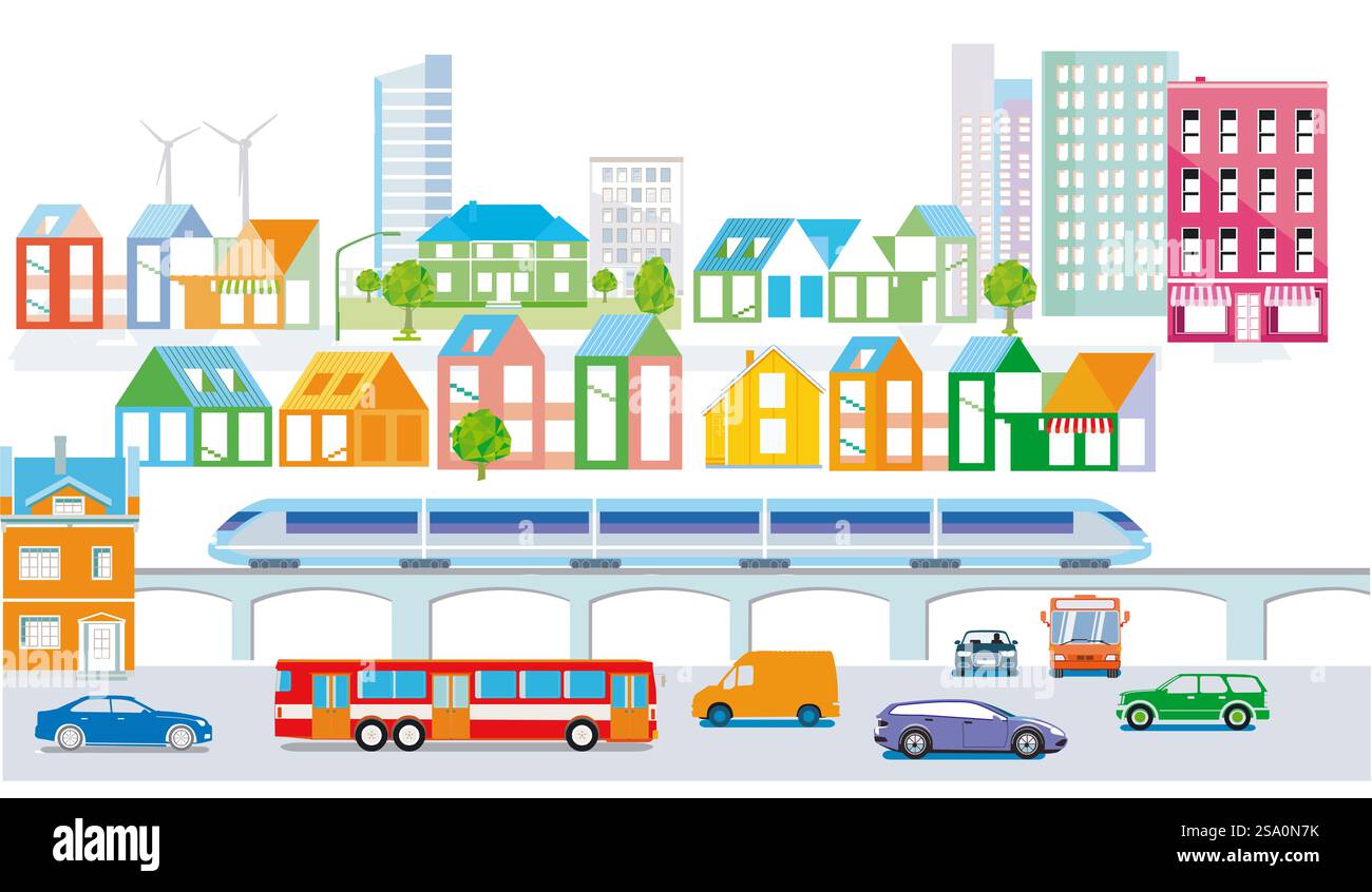 Road overview Cut Out Stock Images & Pictures - Alamy