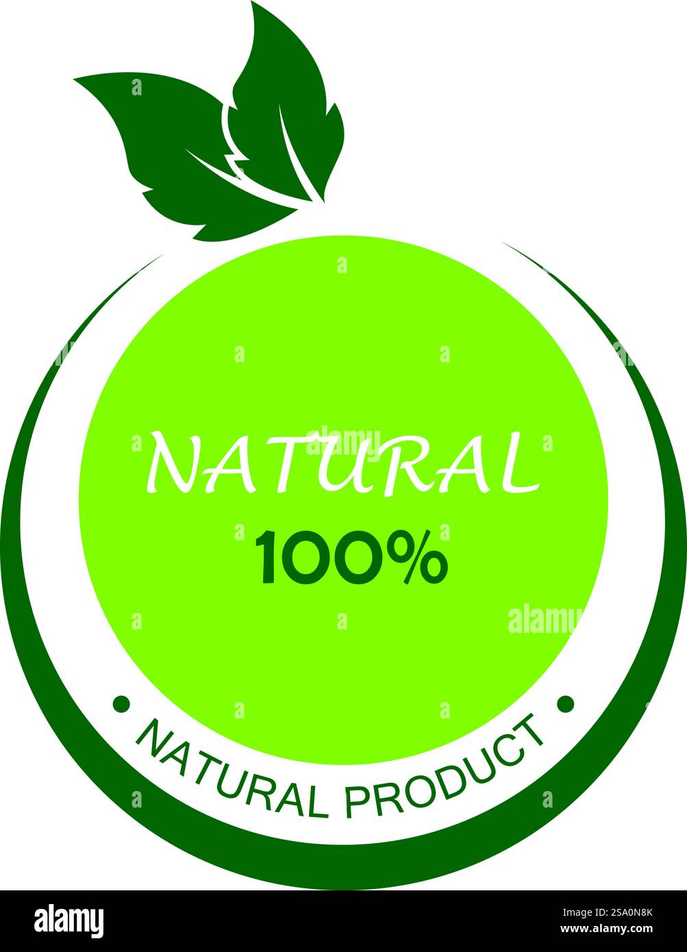 Natural product logo and symbol flat design template Stock Vector Image ...