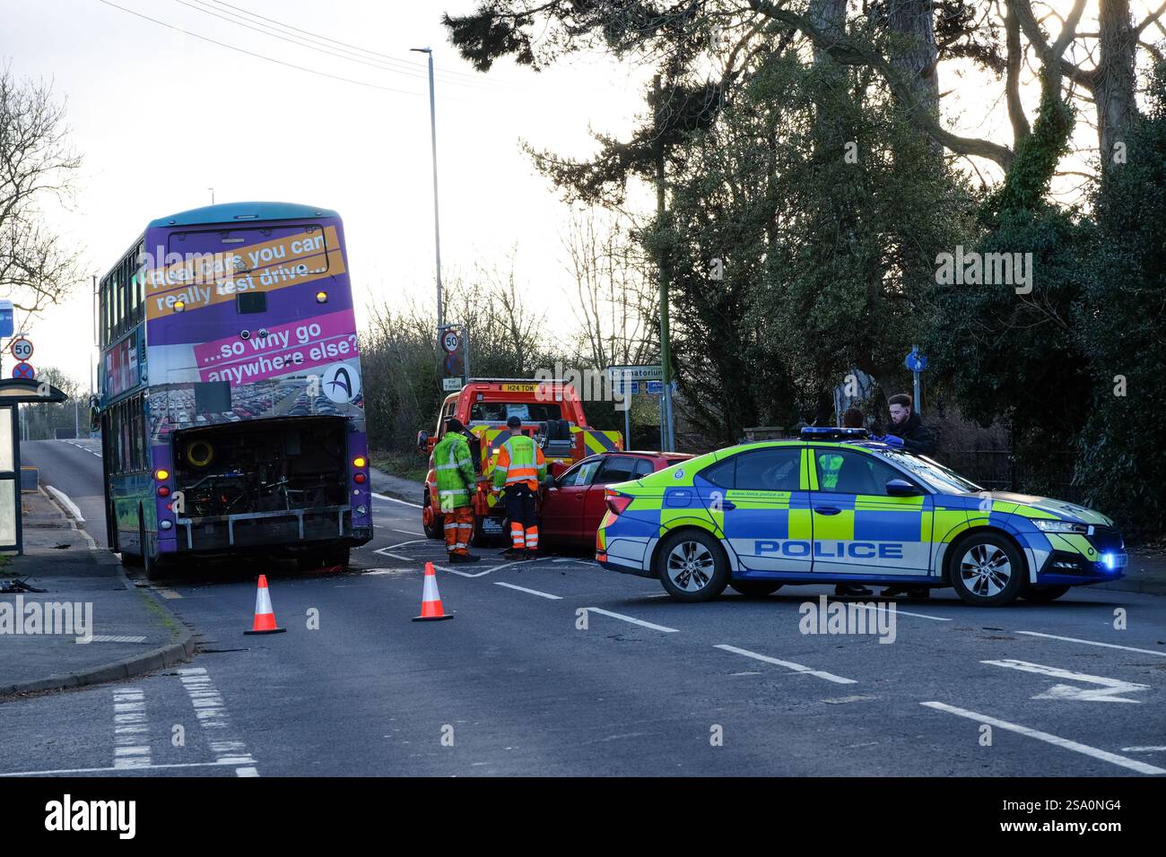 Scene road accident in hi-res stock photography and images - Alamy