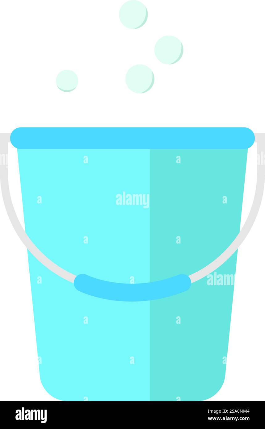 Bucket product icon flat Stock Vector Images - Alamy