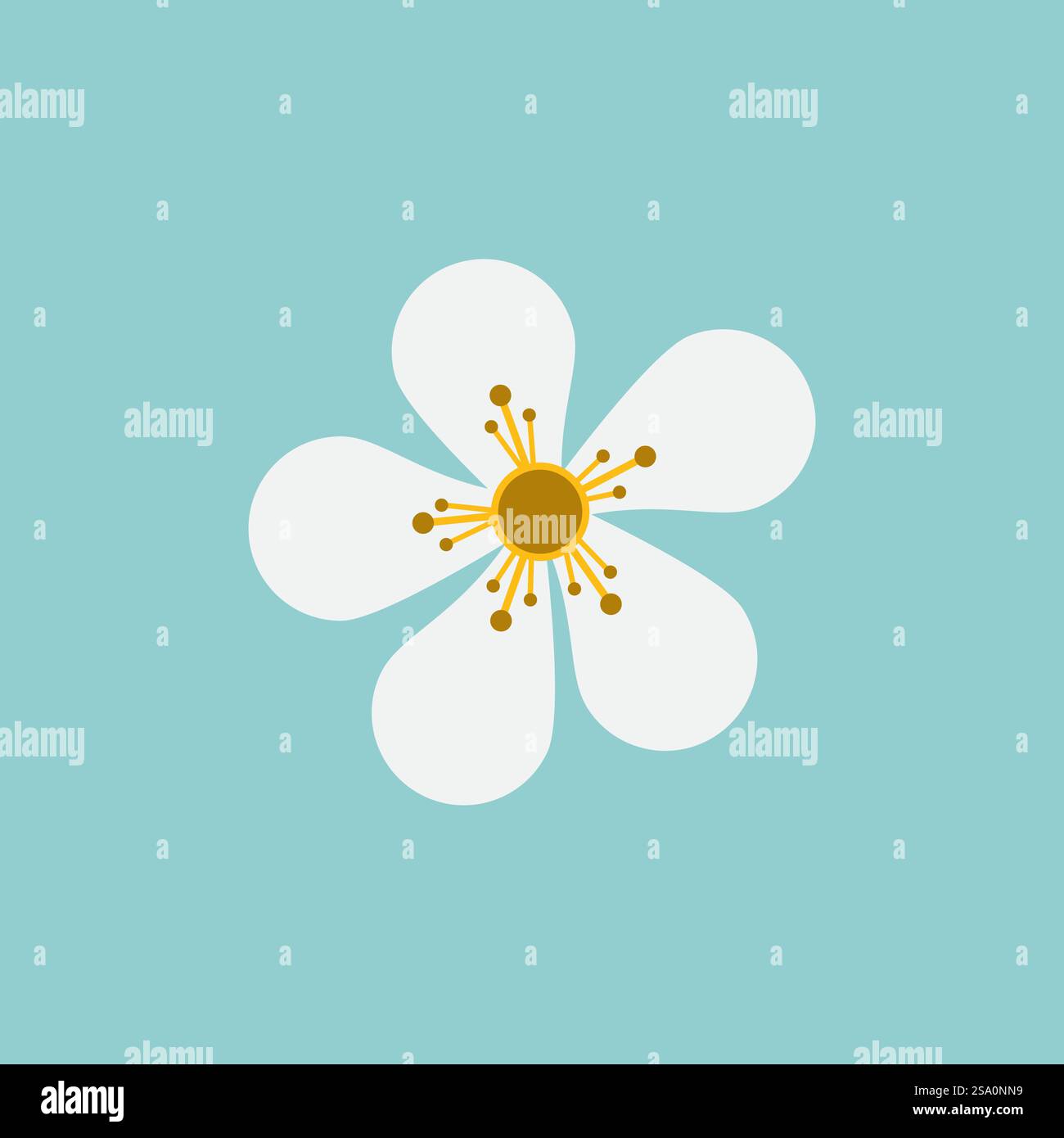 Plumeria flower logo icon template vector Stock Vector Image & Art - Alamy