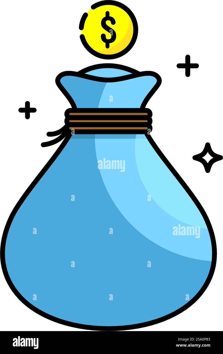 Money bag Logo icon vector template Stock Vector Image & Art - Alamy