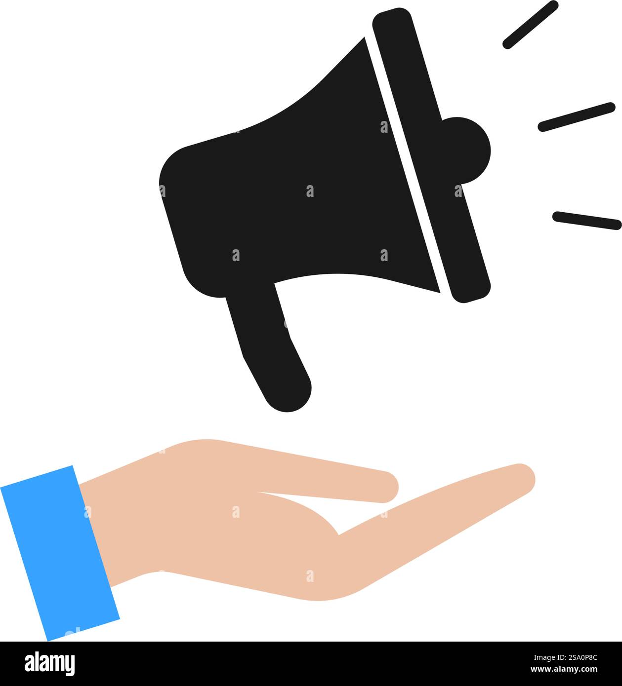 Lines the hand hand Cut Out Stock Images & Pictures - Alamy