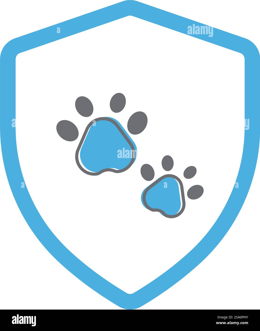 Paw logo icon vector template Stock Vector Image & Art - Alamy