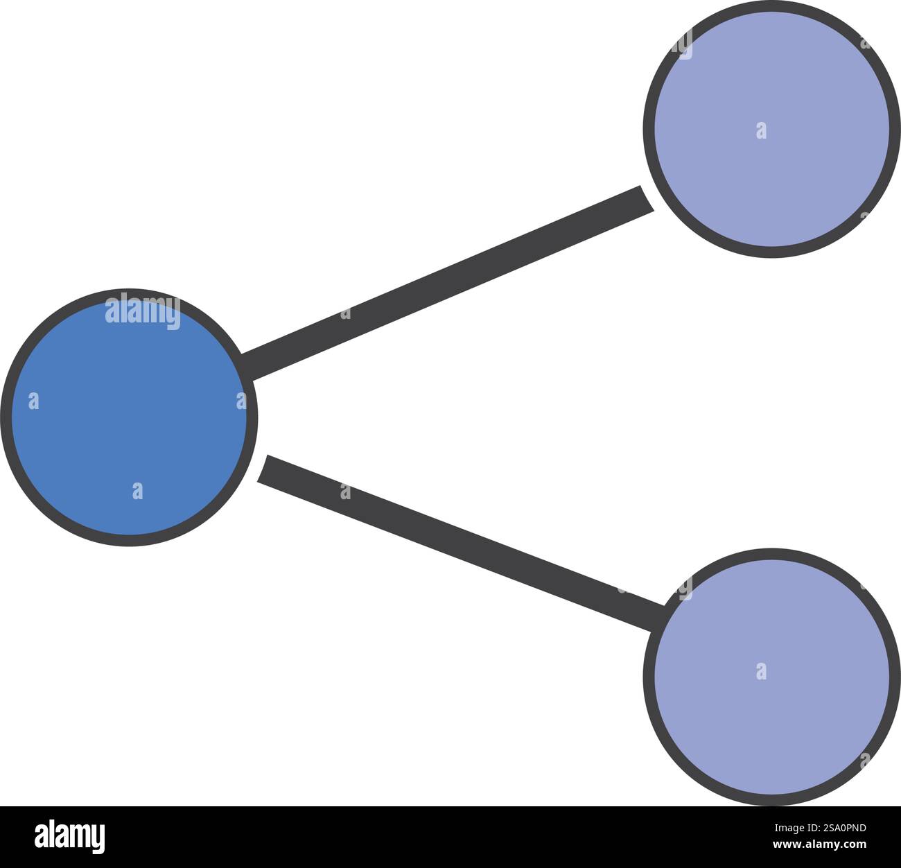 Sharing symbol logo icon flat design, suitable for business ...