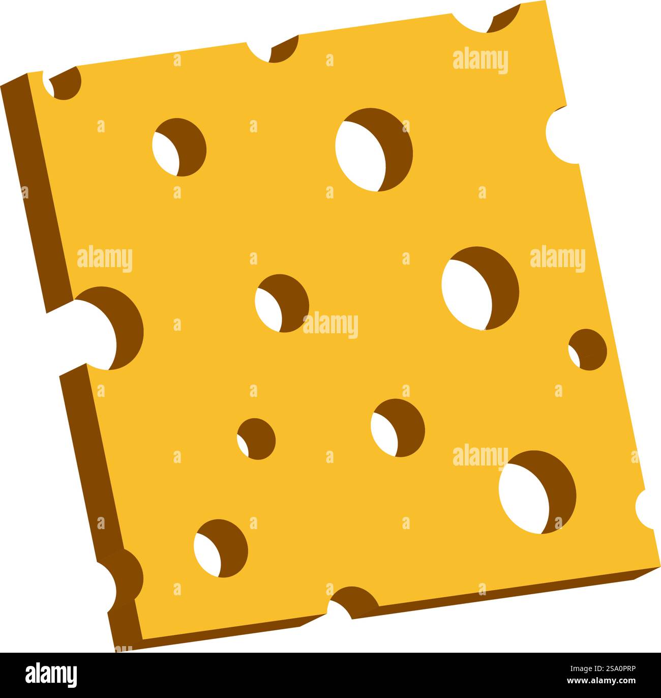 Wedge fresh swiss cheese Cut Out Stock Images & Pictures - Alamy