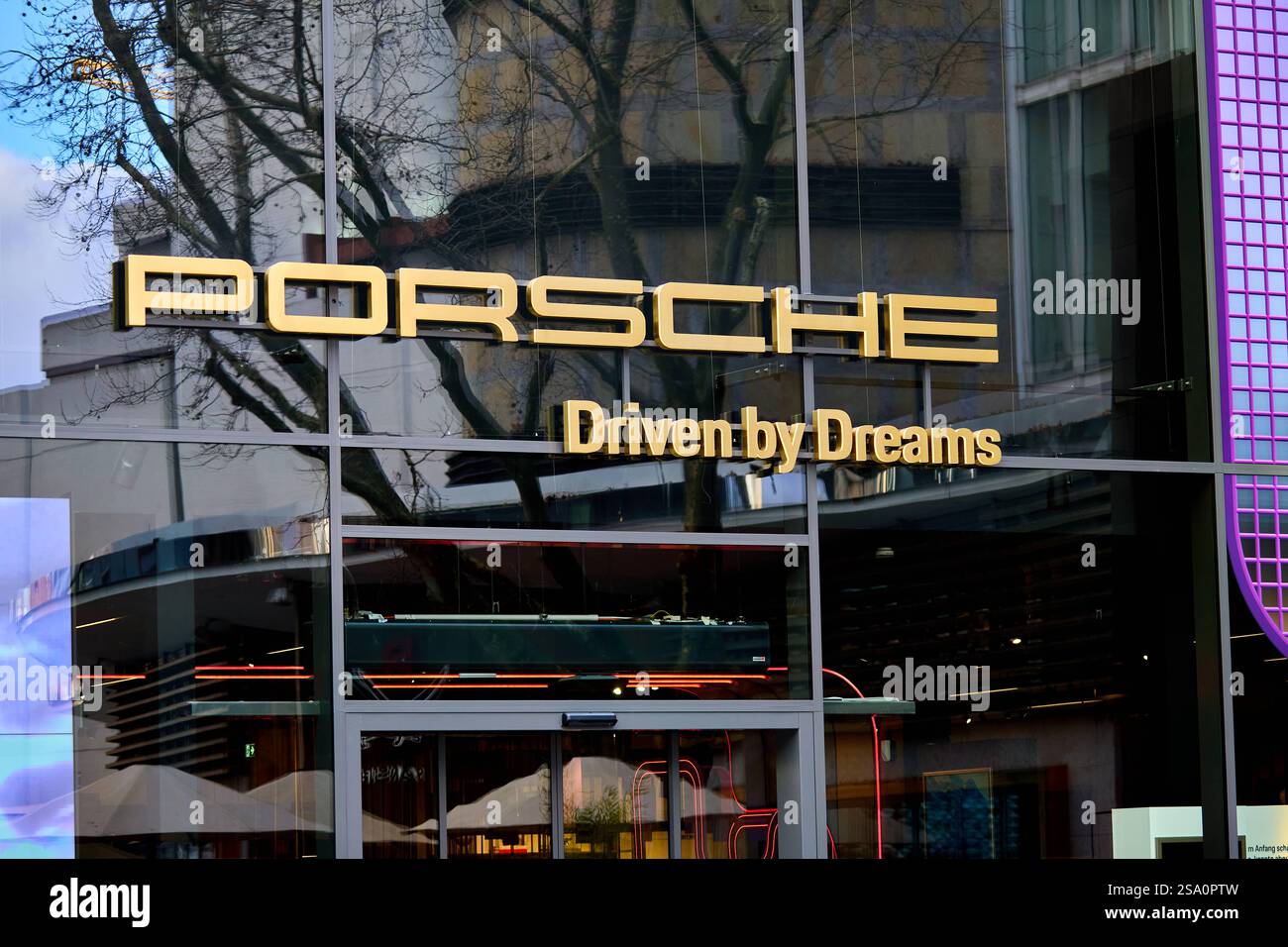 Stuttgart, Baden-Württemberg, Germany - January 23, 2025: The Porsche ...