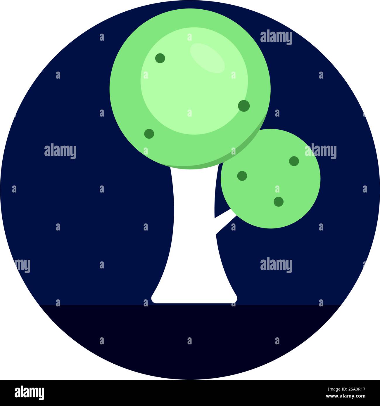 Tree cartoon icon flat design Stock Vector Image & Art - Alamy
