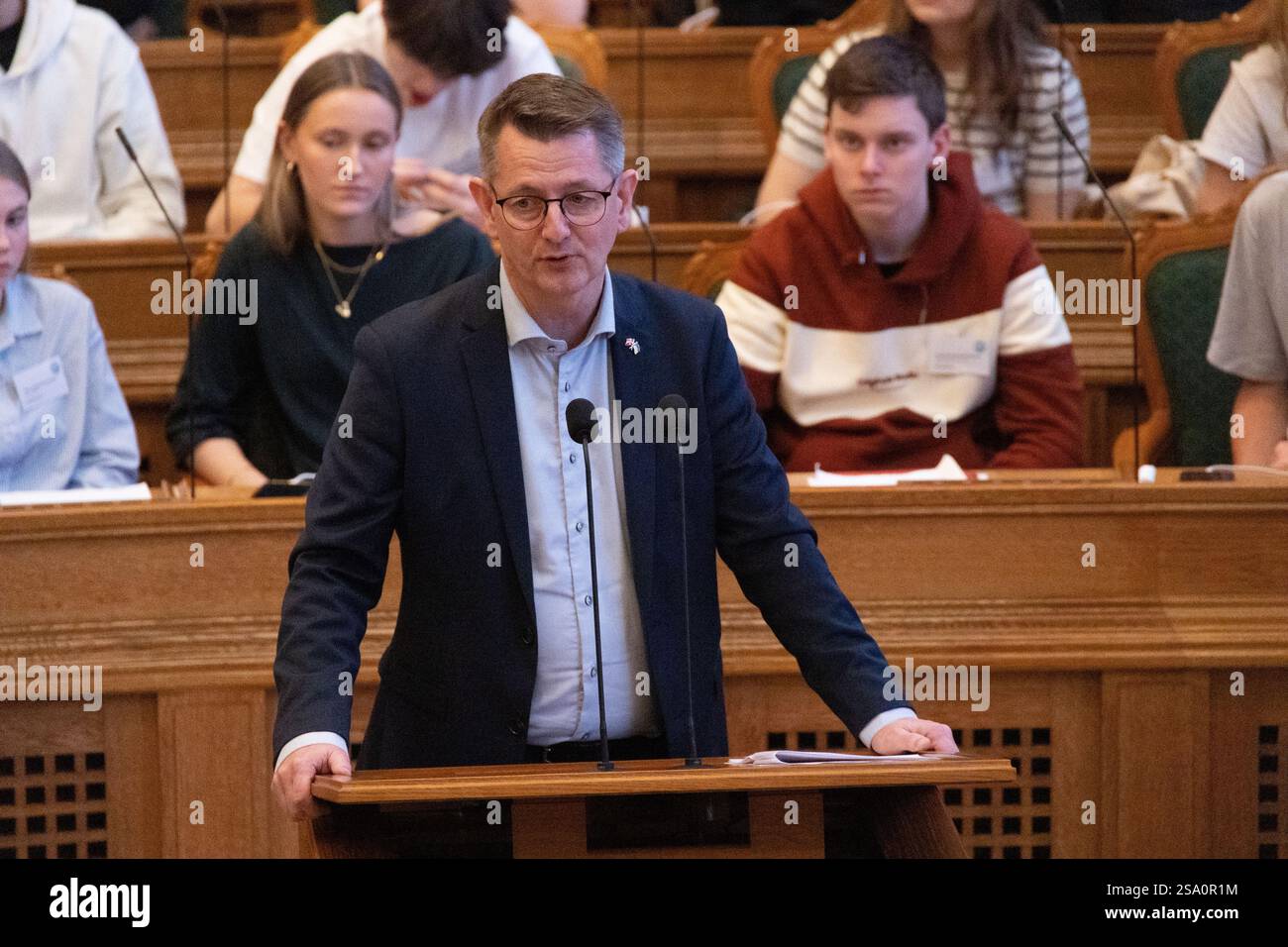 Minister for Resilience and Preparedness Torsten Schack Pedersen speaks ...