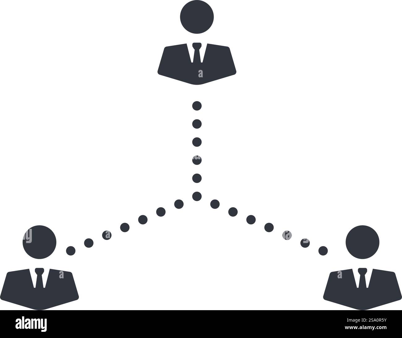 Businesspeople pyramid structure leadership hierarchy Stock Vector ...