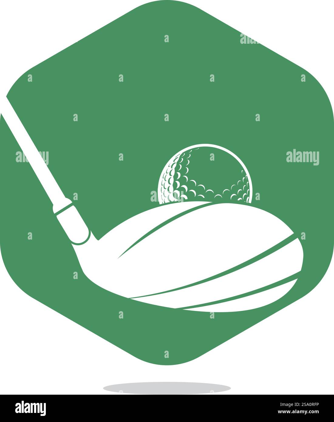 Golf club vector logo design. Golf club inspiration logo design Stock ...