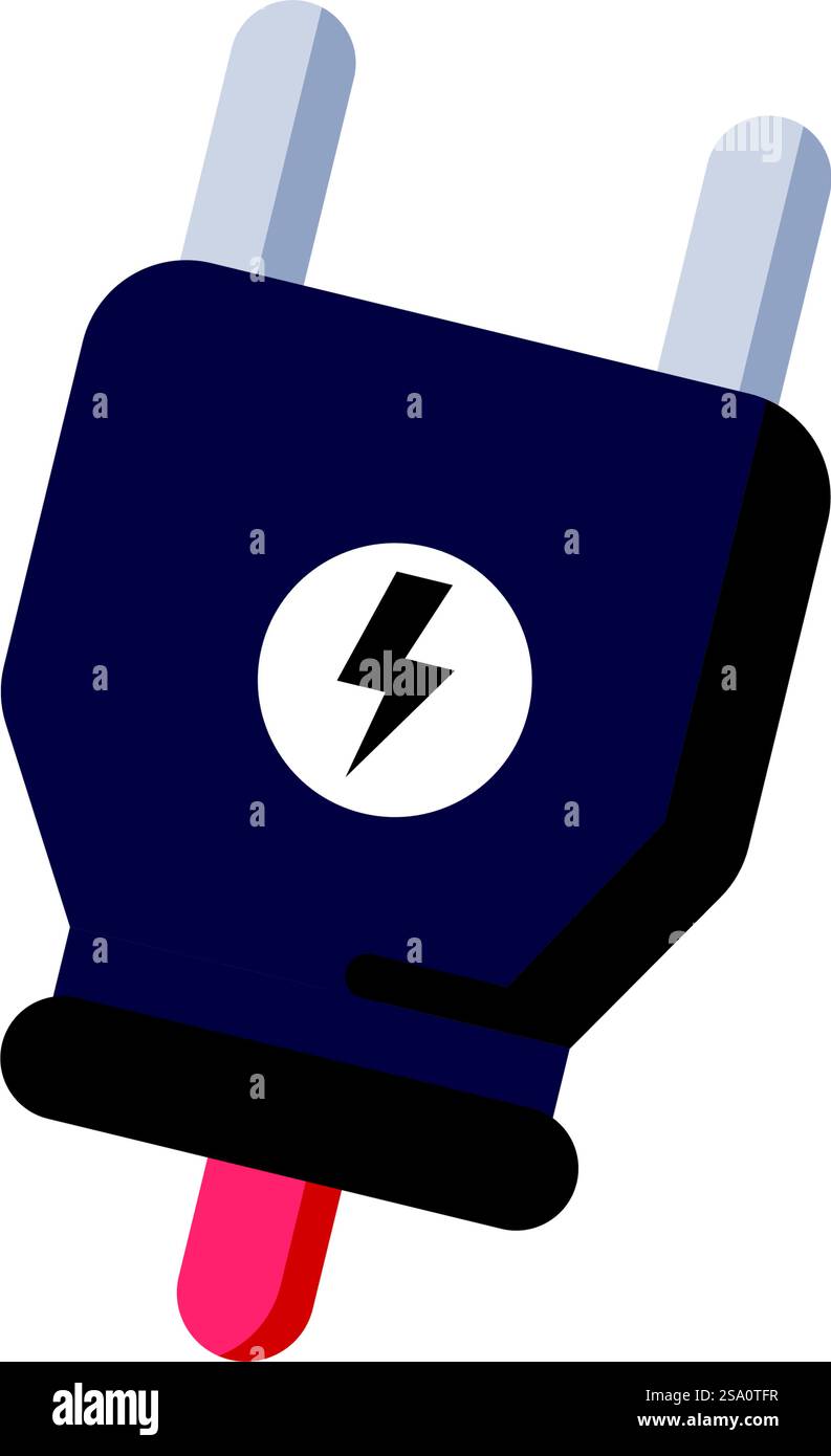 Electrical outlet and matching plug ready for connection Stock Vector ...