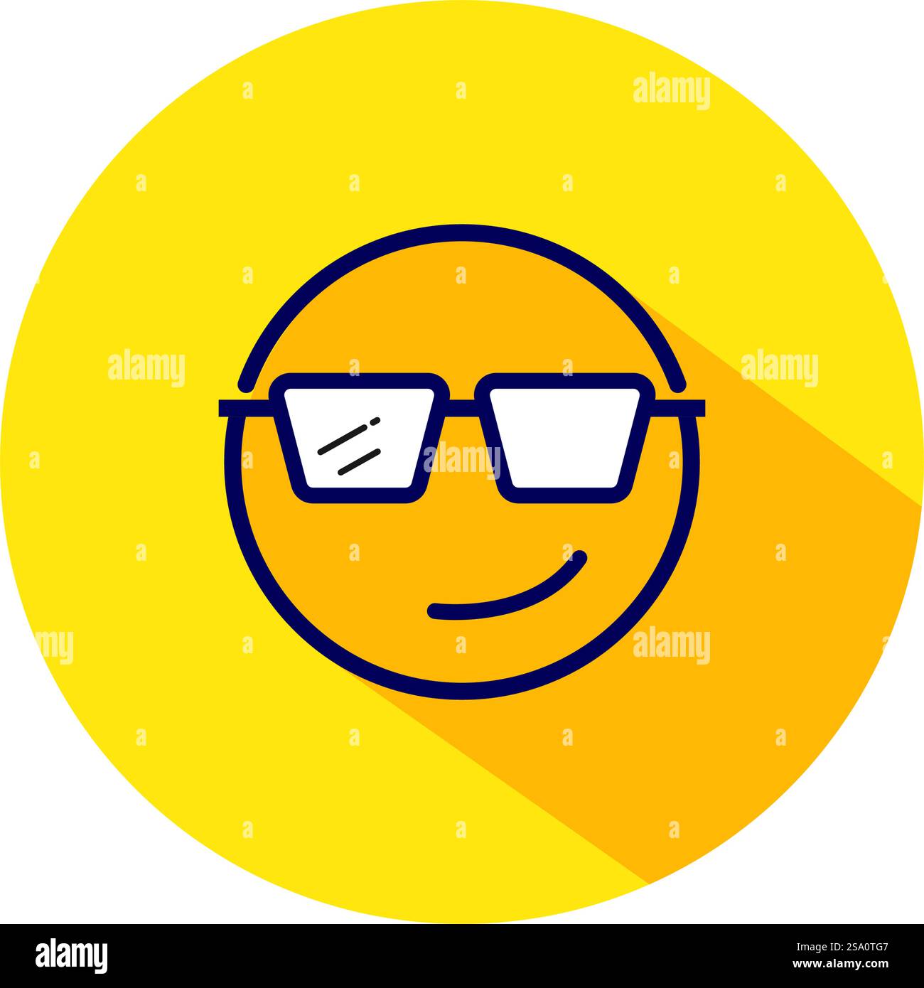 Emoticon icon new design editable stroke Stock Vector Image & Art - Alamy