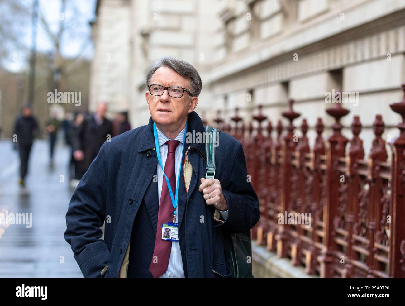 London, UK. 28th Jan, 2025. peter mandelson Arrives at No 10 Downing ...