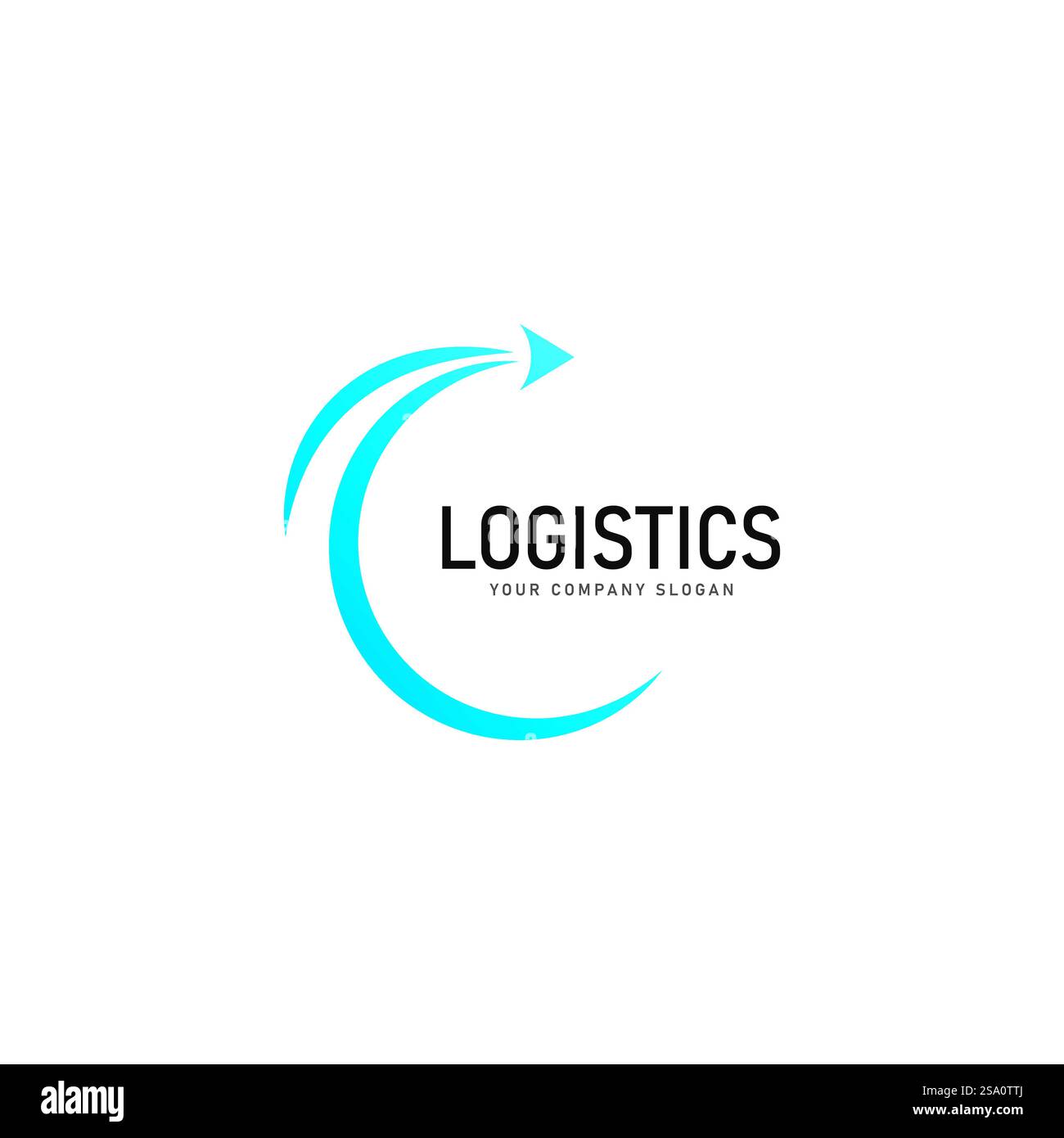 transport logistic logo of express arrow moving forward for courier ...