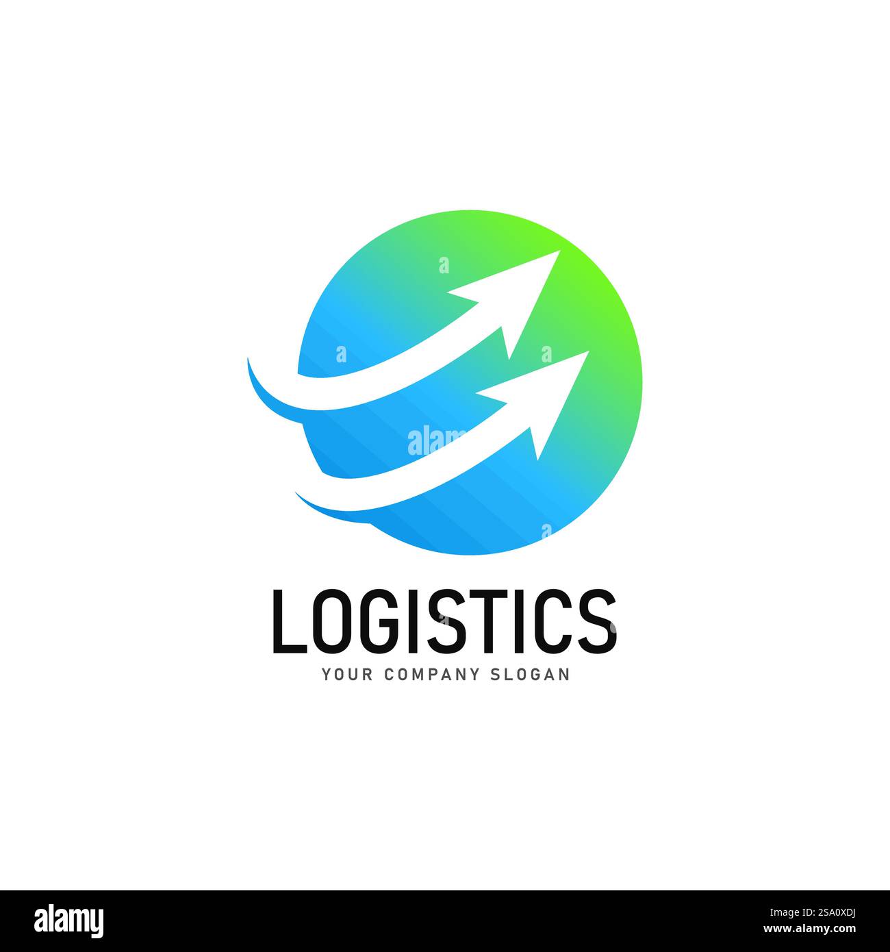transport logistic logo of express arrow moving forward for courier ...