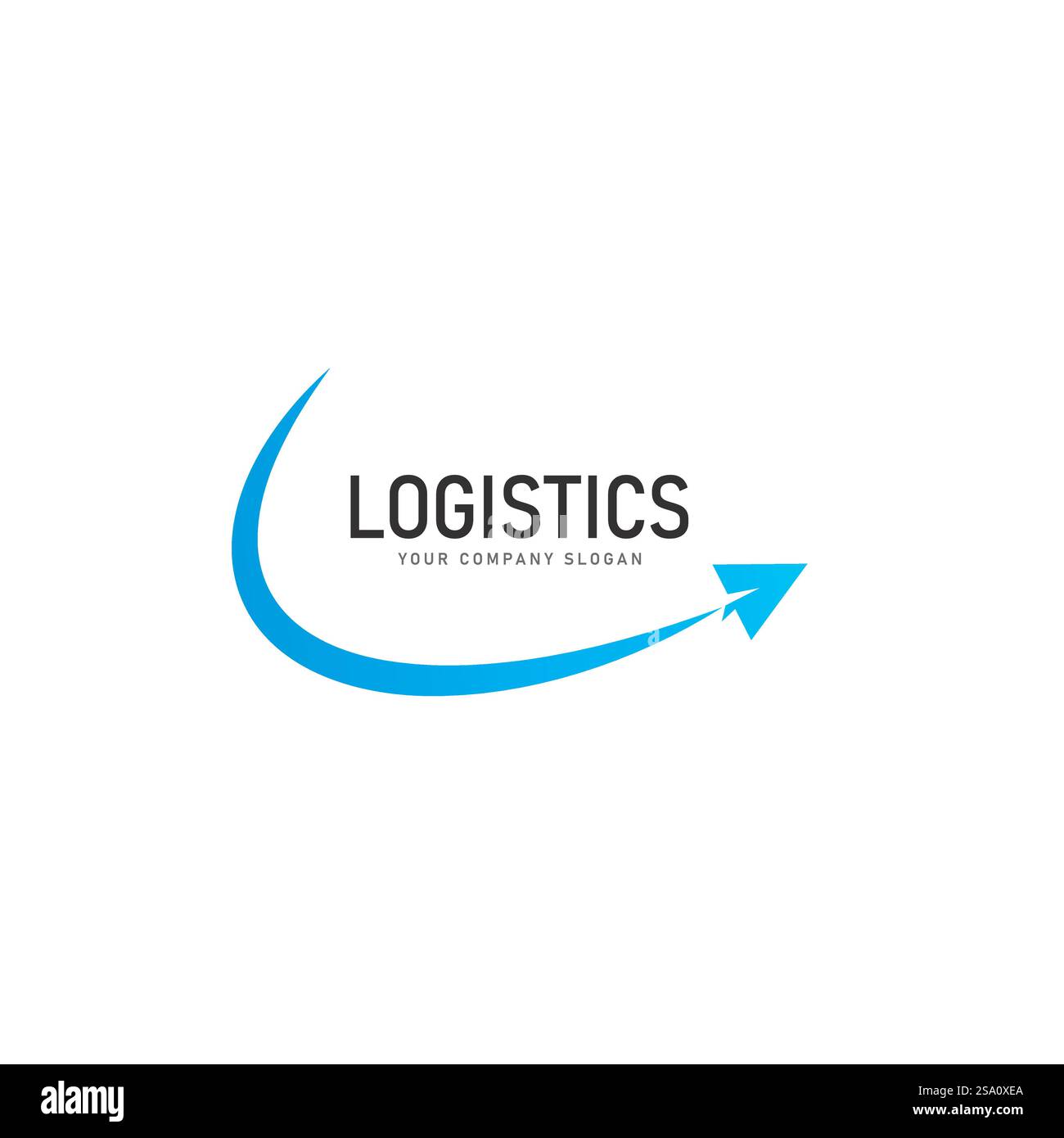 transport logistic logo of express arrow moving forward for courier ...
