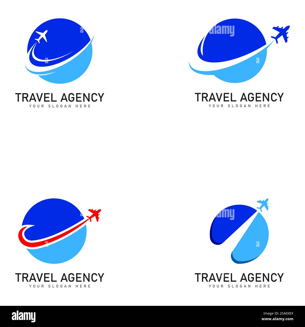 travel agency logo design template vector Stock Vector Image & Art - Alamy