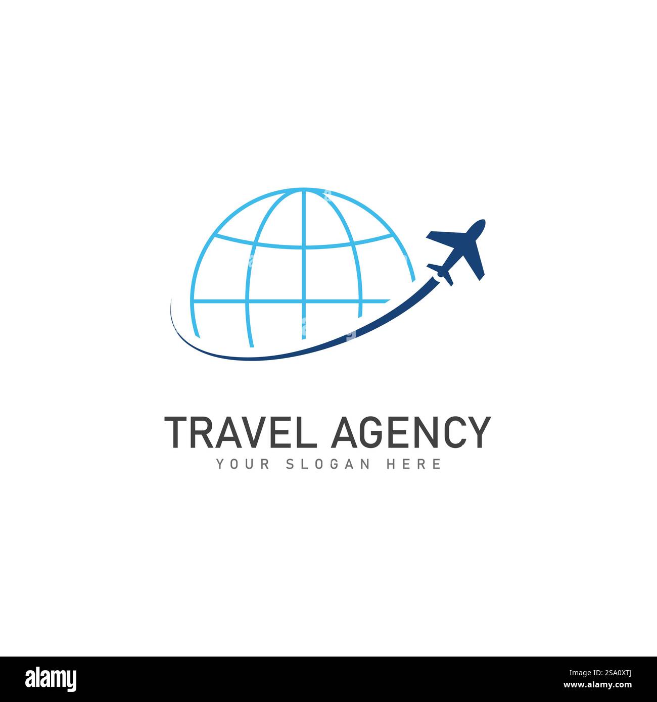 travel agency logo design template vector Stock Vector Image & Art - Alamy