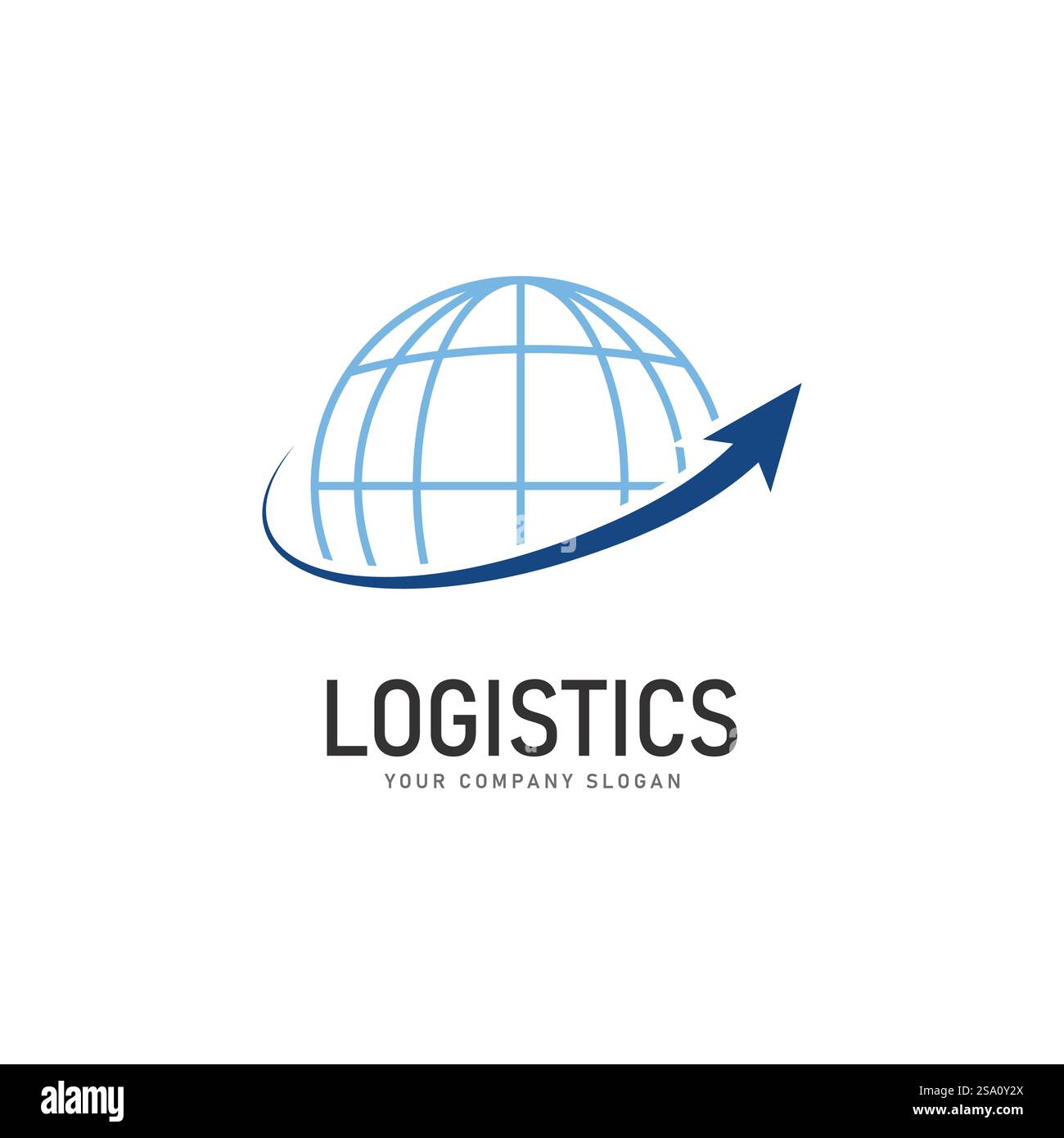 transport logistic logo of express arrow moving forward for courier ...