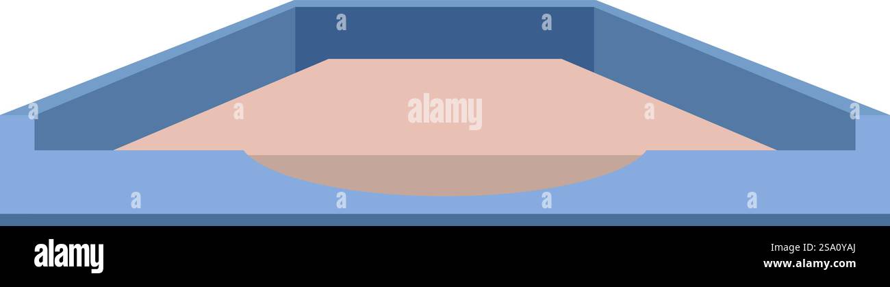 Paper tray icon cartoon vector. Office rack. Ream stack equipment ...