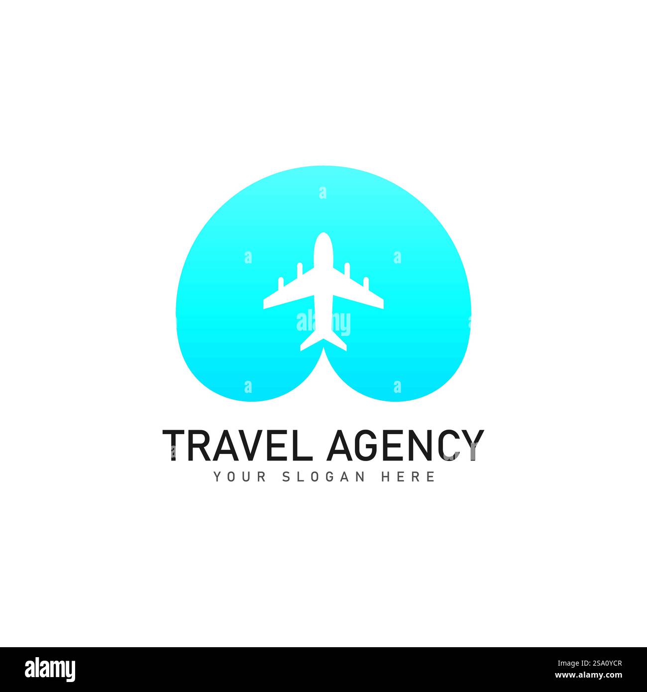 travel agency logo design template vector Stock Vector Image & Art - Alamy