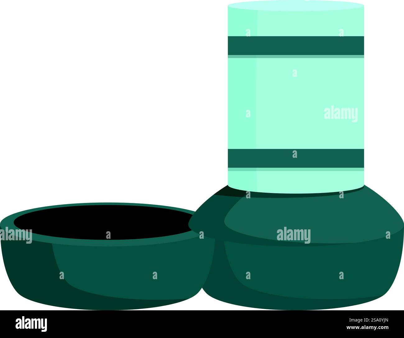Pet drinker icon cartoon vector. Crate dish animal. Shop care ...