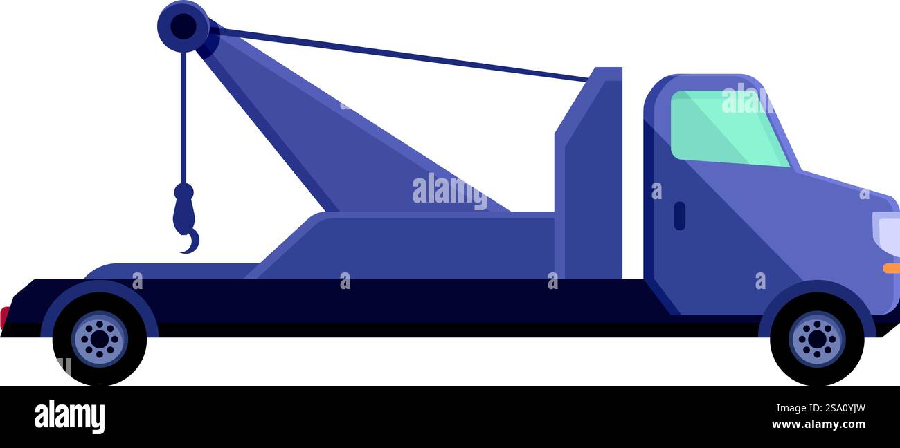 Side crash emergency icon cartoon vector. Salvage automobile help ...