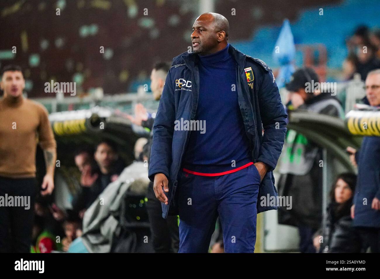 Genova, Italy. 27 January 2025. The head coach Patrick Vieira (Genoa ...