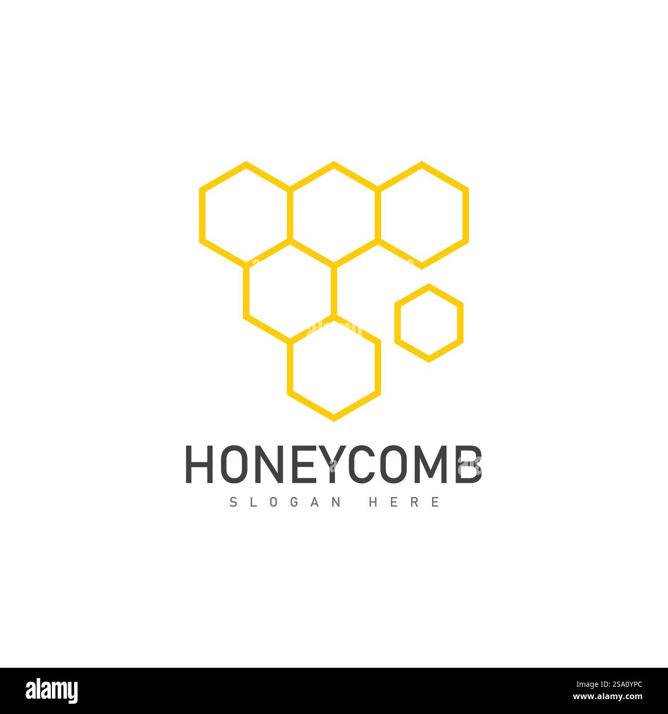 honeycomb illustration logo vector template Stock Vector Image & Art ...