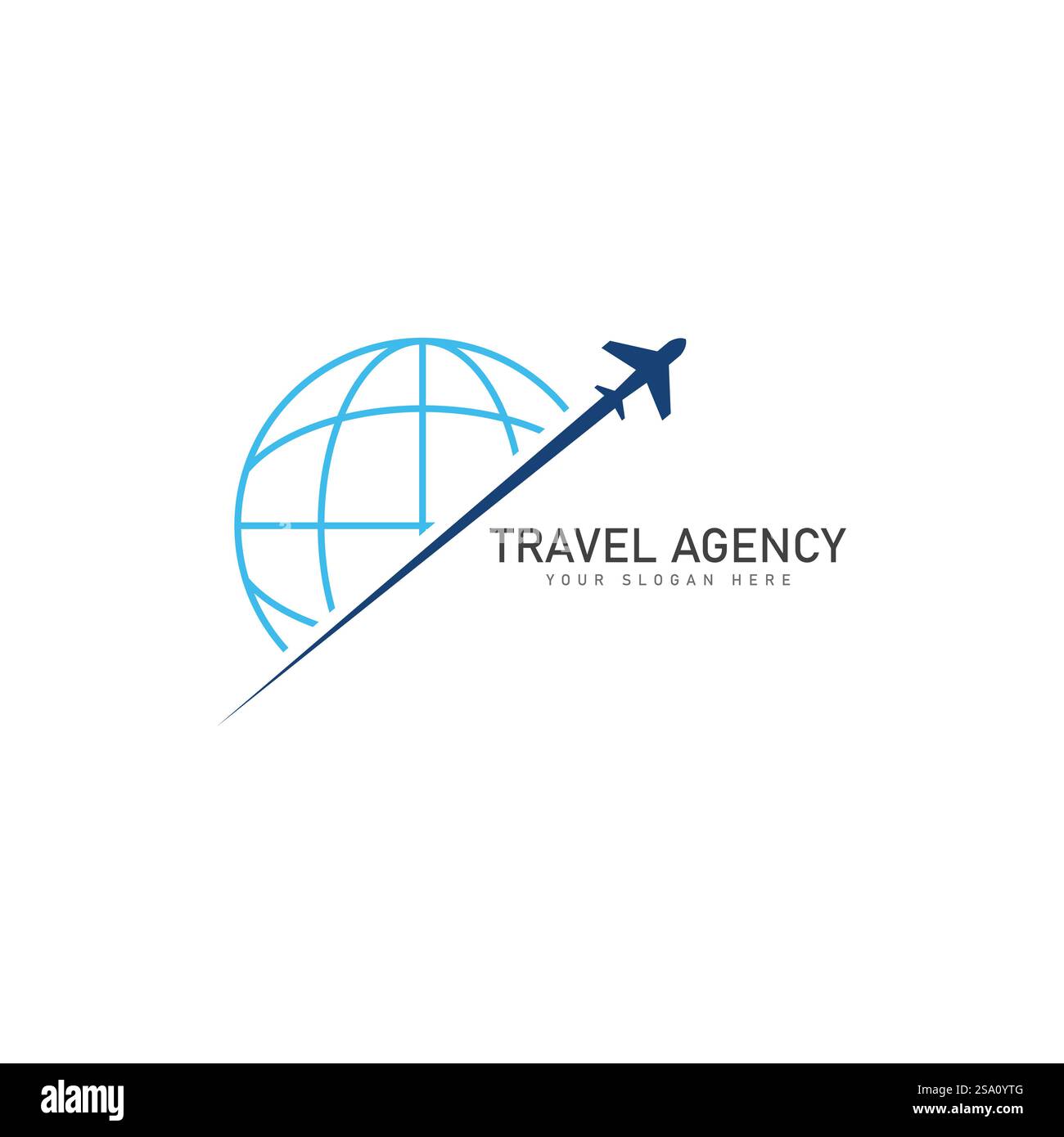 travel agency logo design template vector Stock Vector Image & Art - Alamy