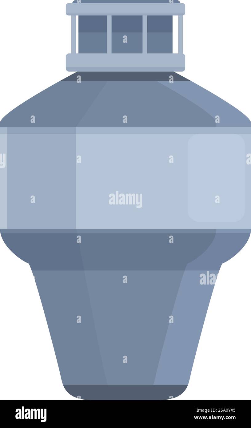 Food waste disposer kitchen icon cartoon vector. Cleaning trash ...