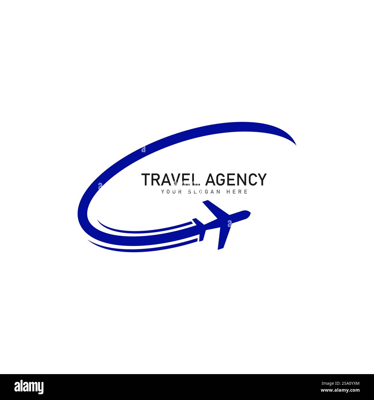travel agency logo design template vector Stock Vector Image & Art - Alamy