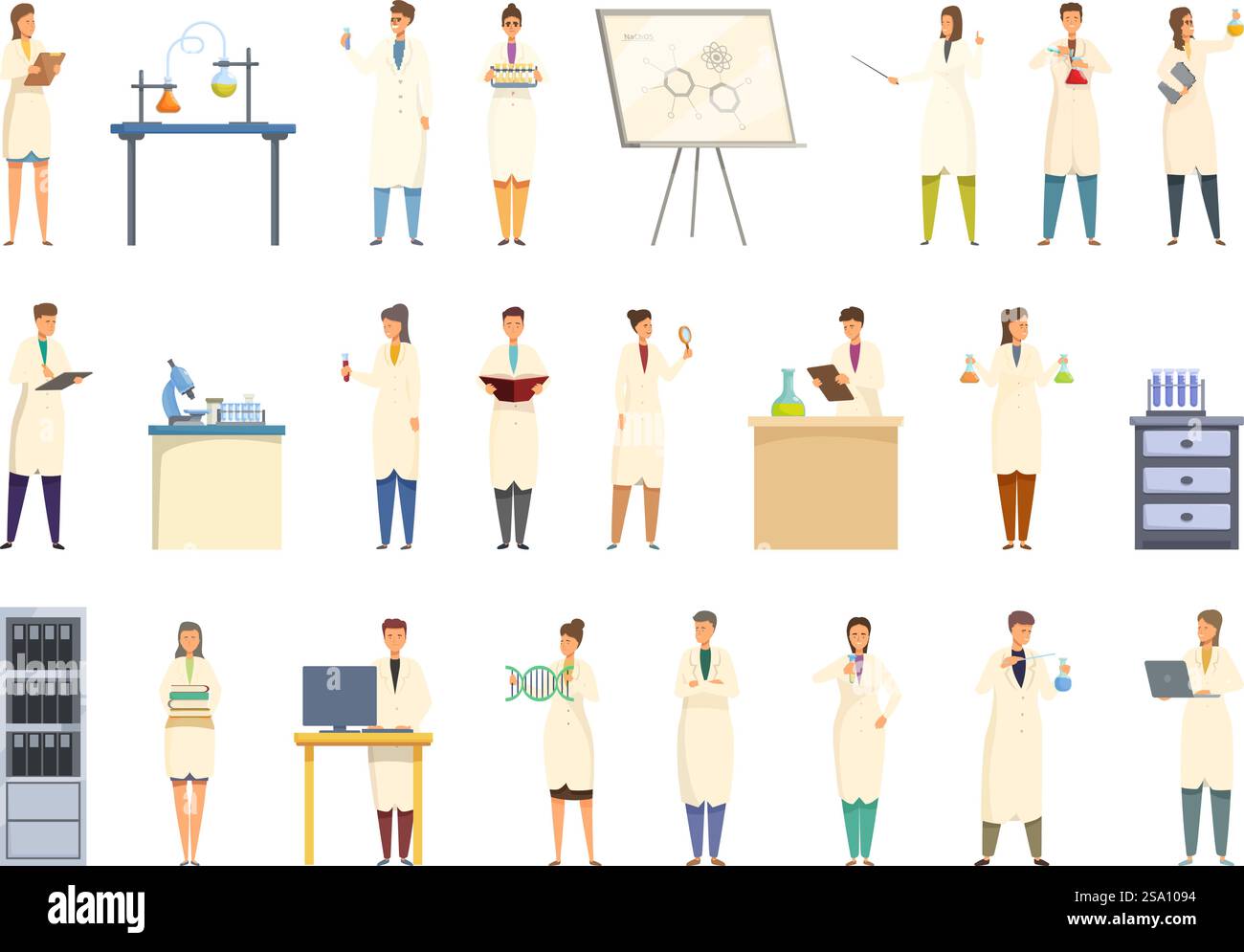 Experiment facilities Stock Vector Images - Alamy