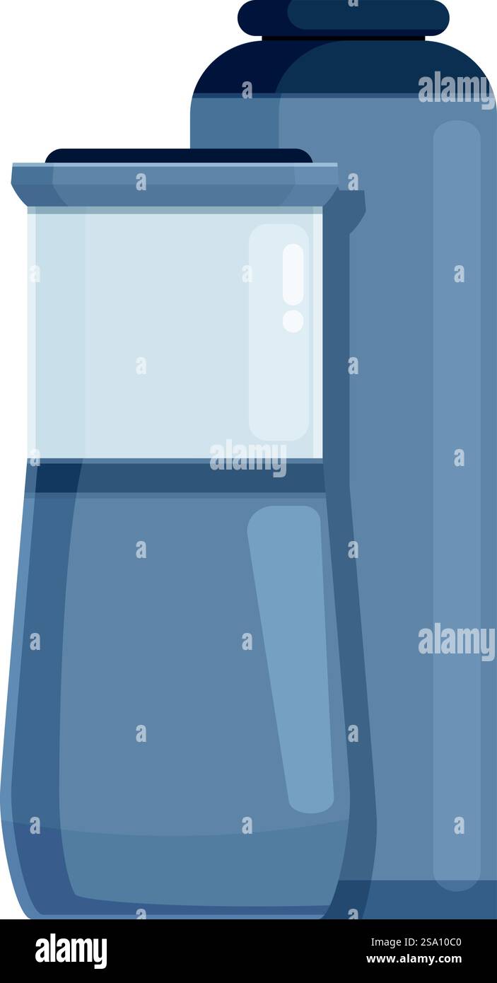 Organic food mixer icon cartoon vector. Juicer fruit. Drink machine ...