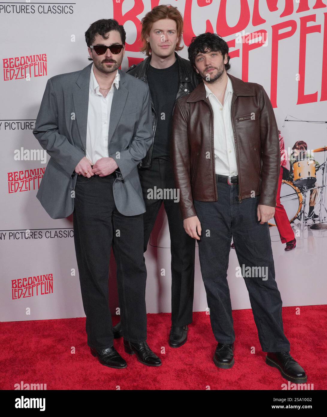 Los Angeles, USA. 27th Jan, 2025. (L-R) THE AMAZONS - Chris Alderton ...
