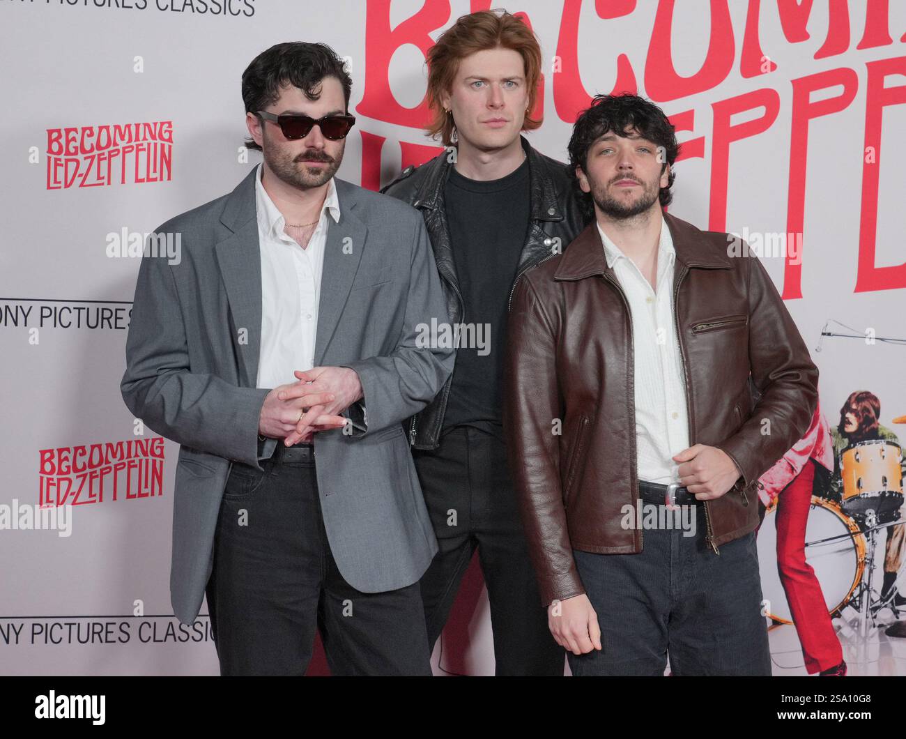 Los Angeles, USA. 27th Jan, 2025. (L-R) THE AMAZONS - Chris Alderton ...