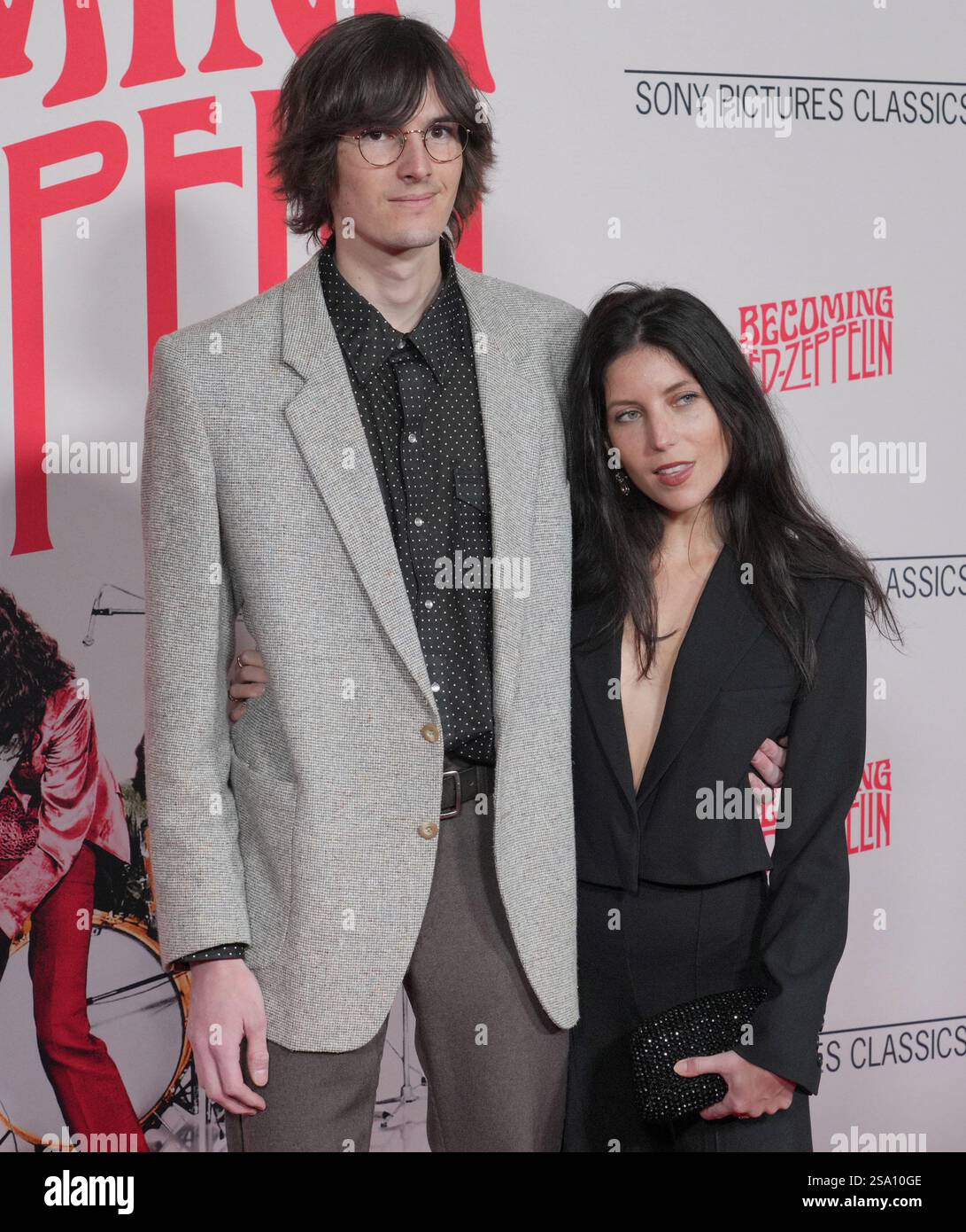 Los Angeles, USA. 27th Jan, 2025. (L-R) Dylan Brosnan and Avery Wheless ...
