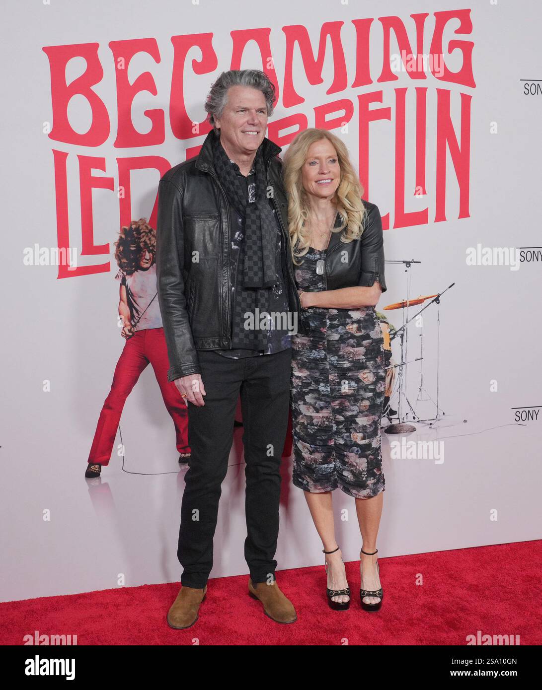 Los Angeles, USA. 27th Jan, 2025. (L-R) Brian Knapp and Debbie Saunders ...
