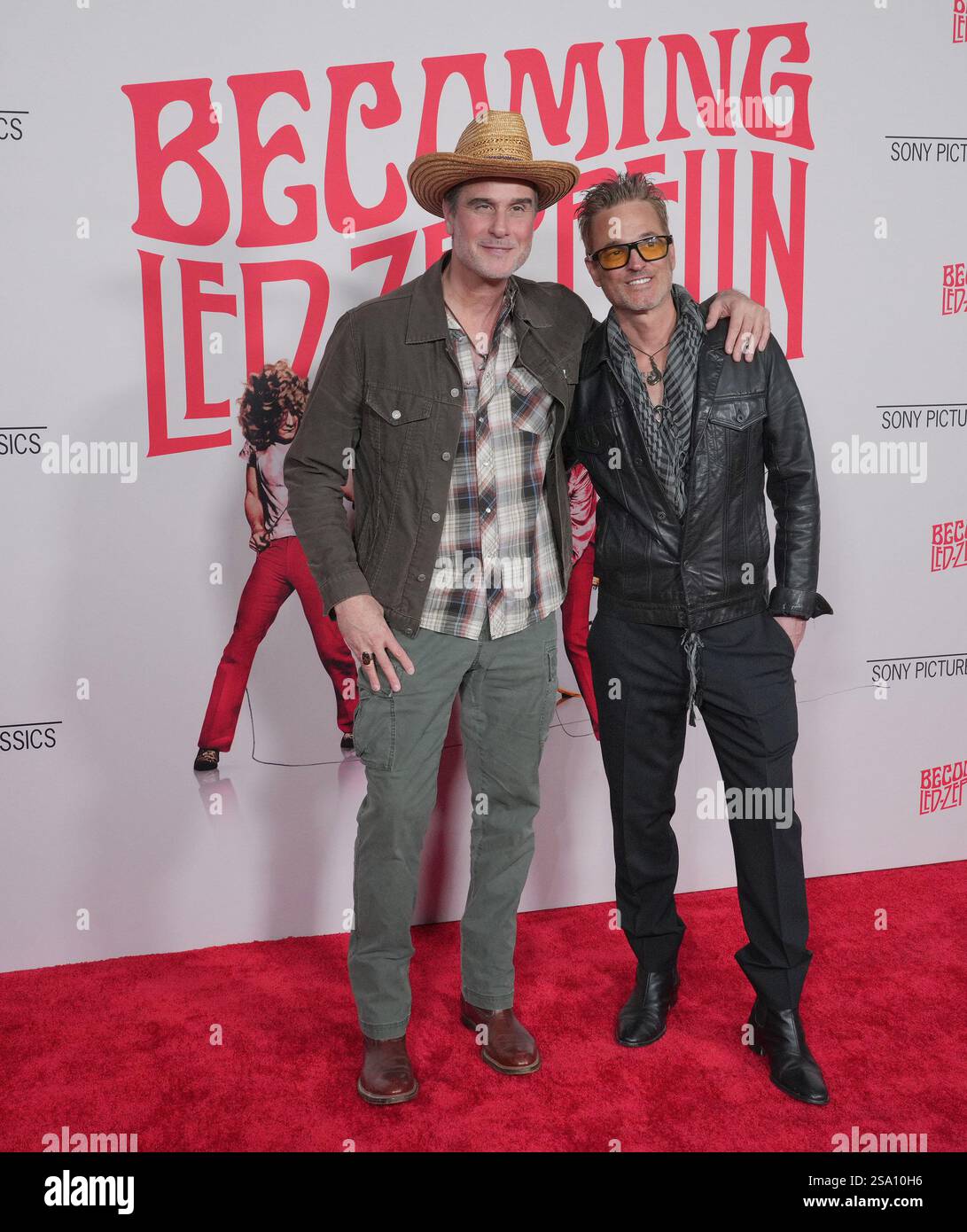 Los Angeles, USA. 27th Jan, 2025. (L-R) Robert DeLeo and Jeff Gutt of ...