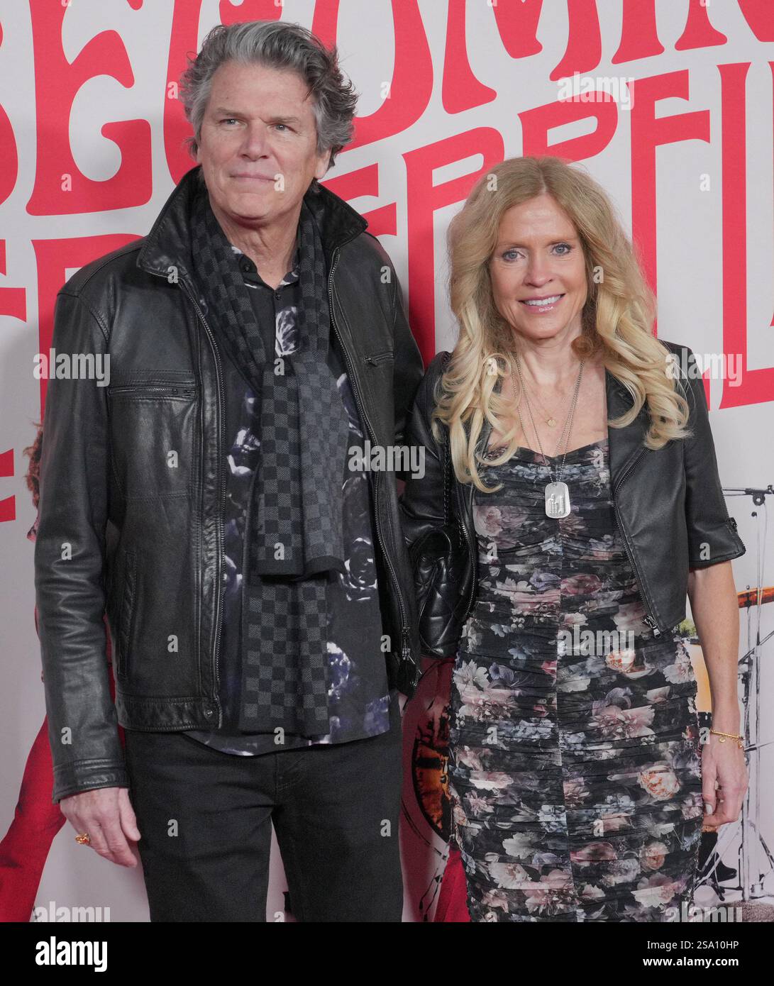 Los Angeles, USA. 27th Jan, 2025. (L-R) Brian Knapp and Debbie Saunders ...
