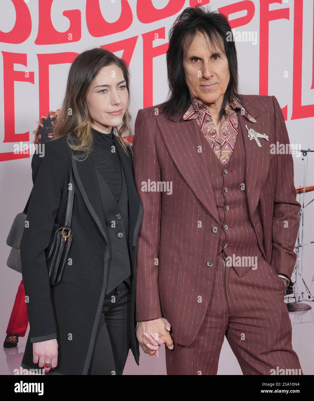 (L-R) Nicky Panicci and Jamie Deacon arrives at the BECOMING LED ...