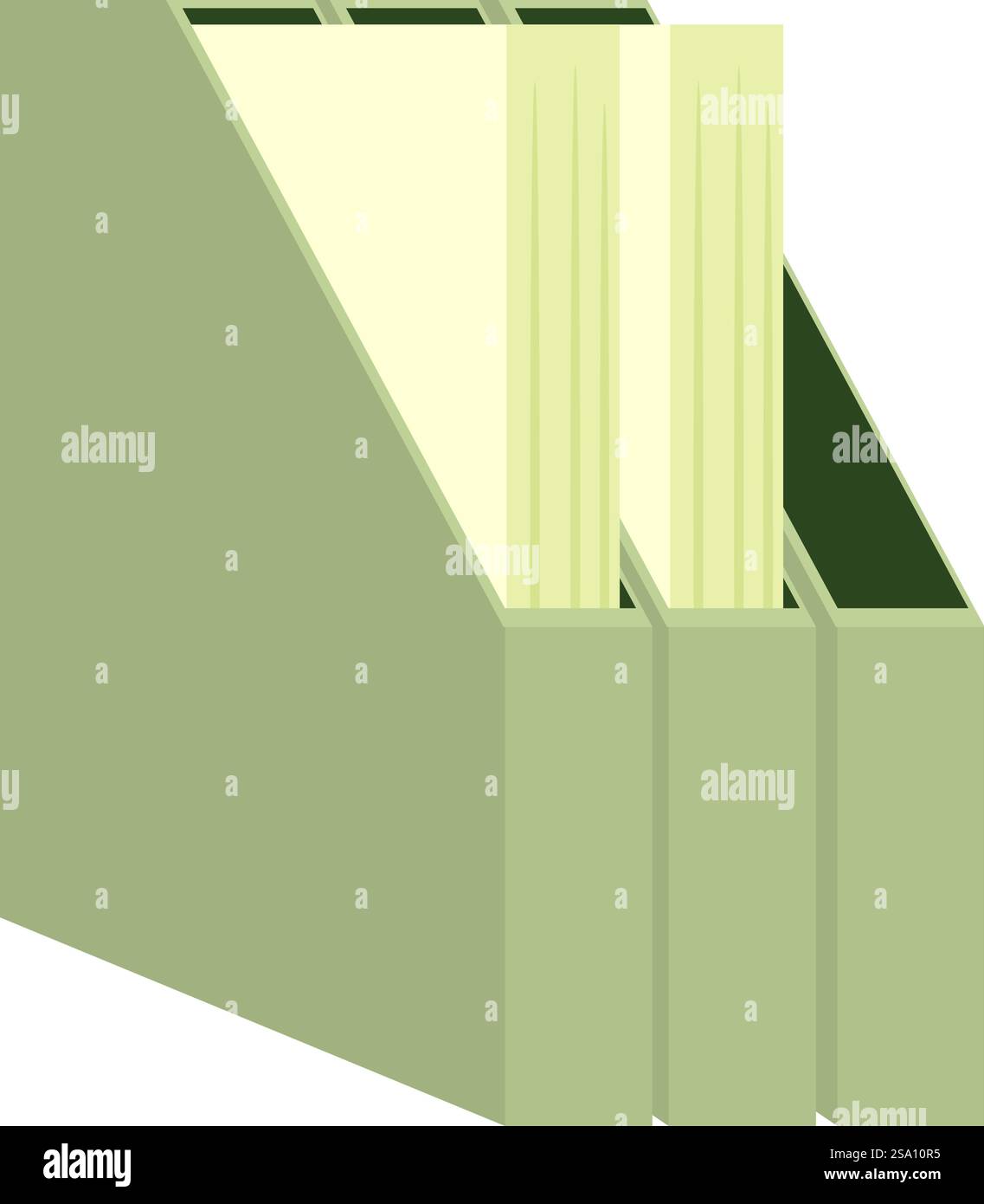 Ream paper tray icon cartoon vector. Send cabinet shelf. Stack book ...