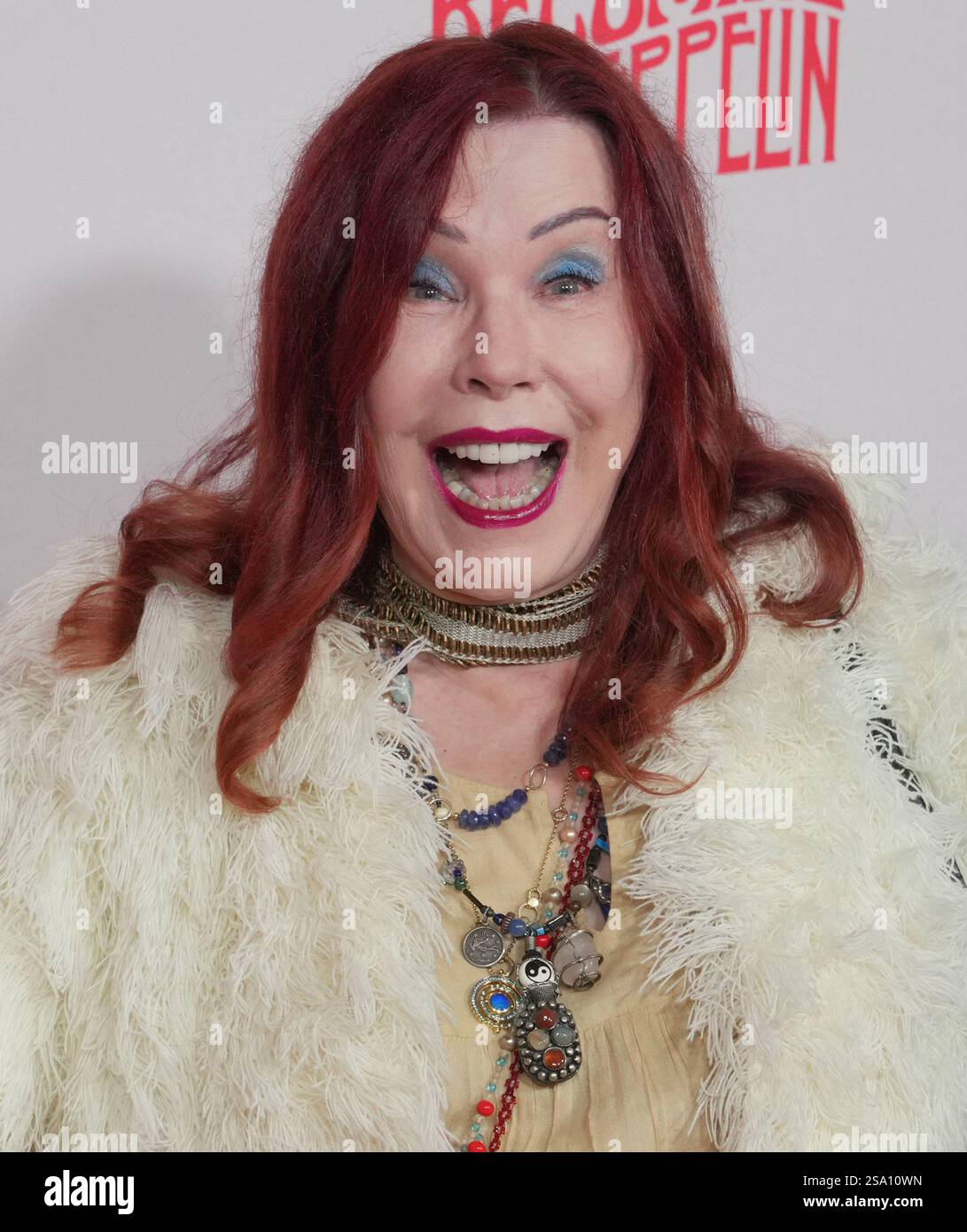 Pamela Des Barres arrives at the BECOMING LED ZEPPELIN Los Angeles ...