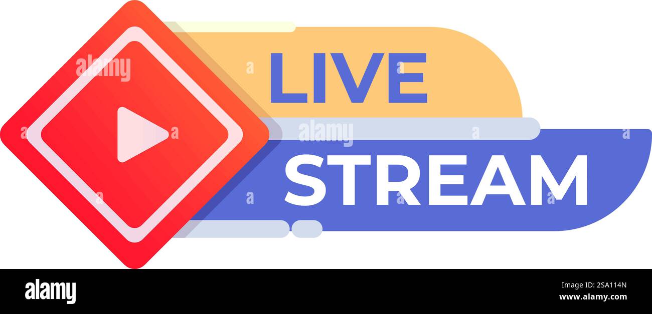 Television live stream icon cartoon vector. Global sound report. Time ...