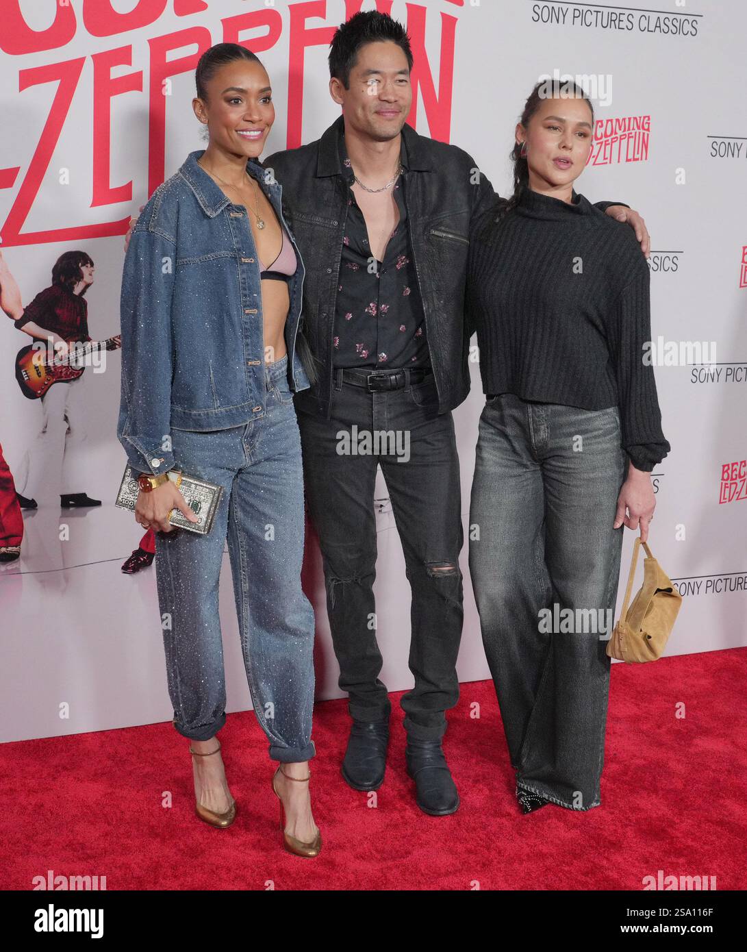 (L-R) Annie Ilonzeh, David Lim and Anna Ritch at the BECOMING LED ...