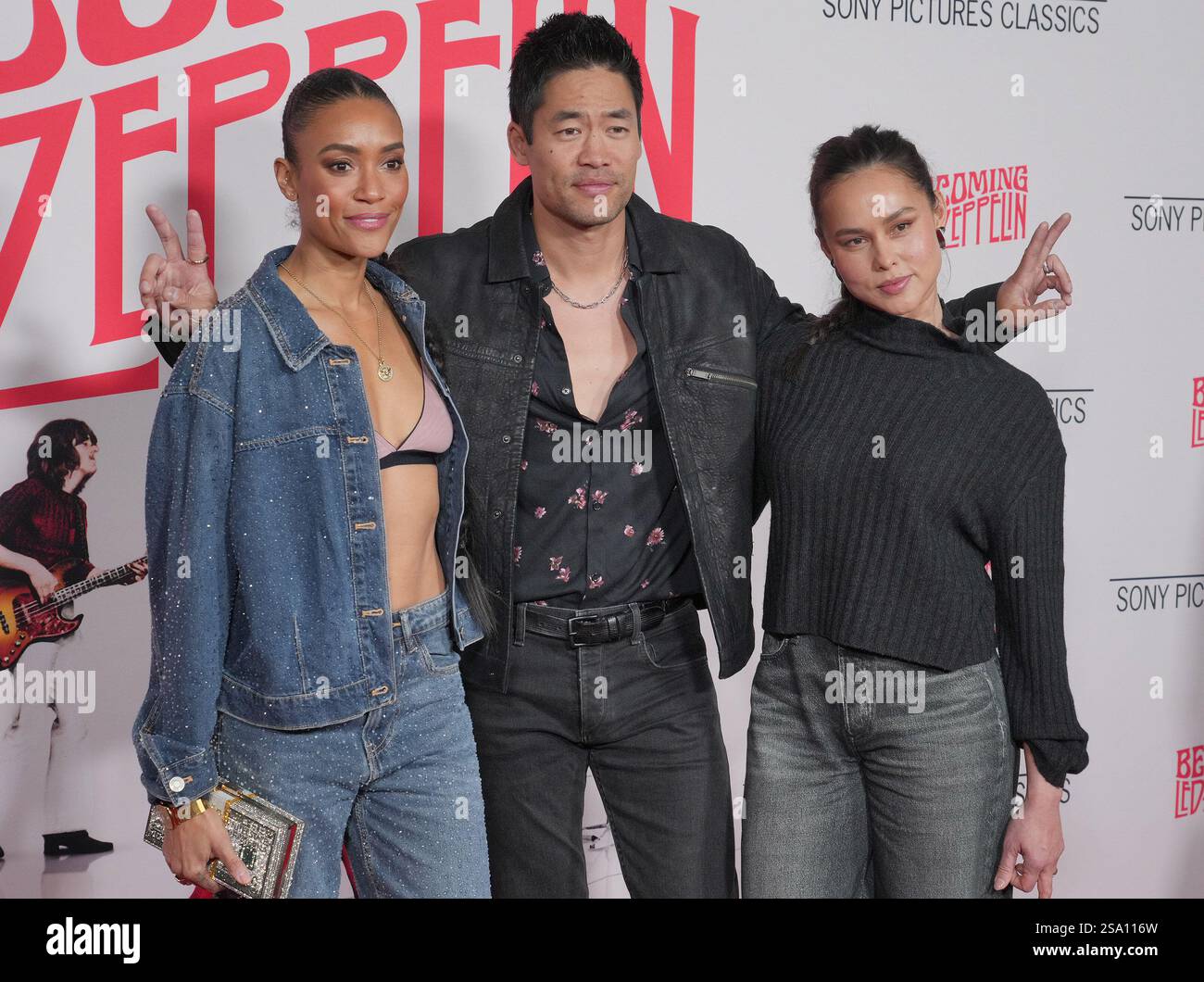 (L-R) Annie Ilonzeh, David Lim and Anna Ritch at the BECOMING LED ...