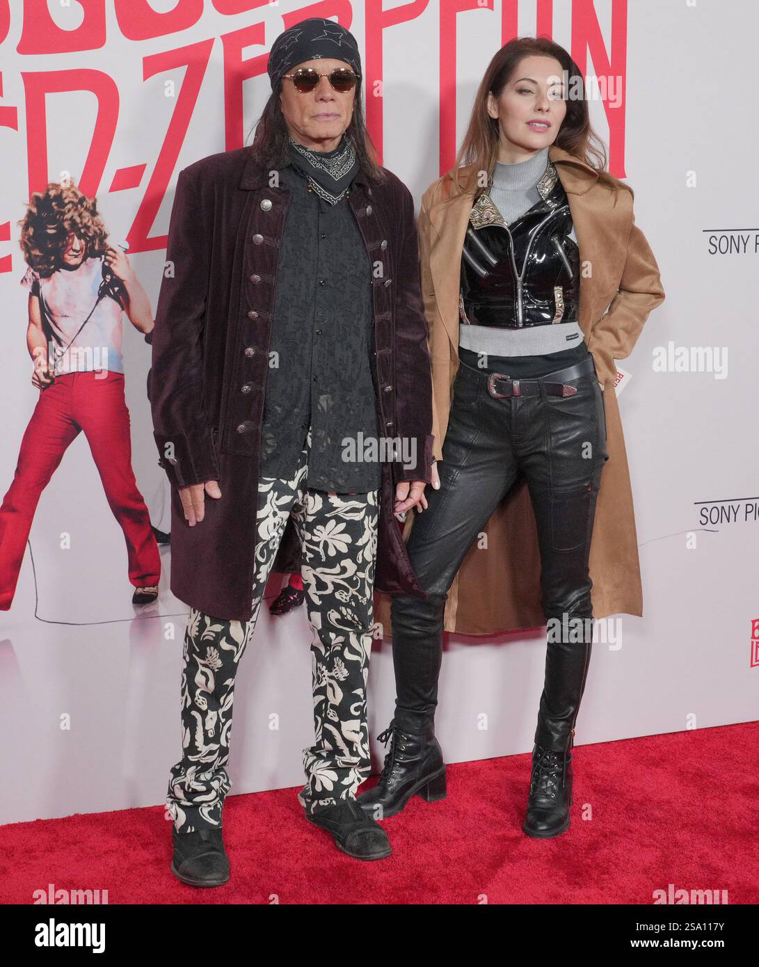 (L-R) Native Wayne and Nadia Lanfranconi arrives at the BECOMING LED ...