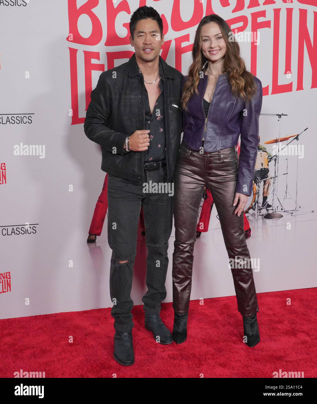 Los Angeles, USA. 27th Jan, 2025. (L-R) David Lim and Marketa Lim at ...