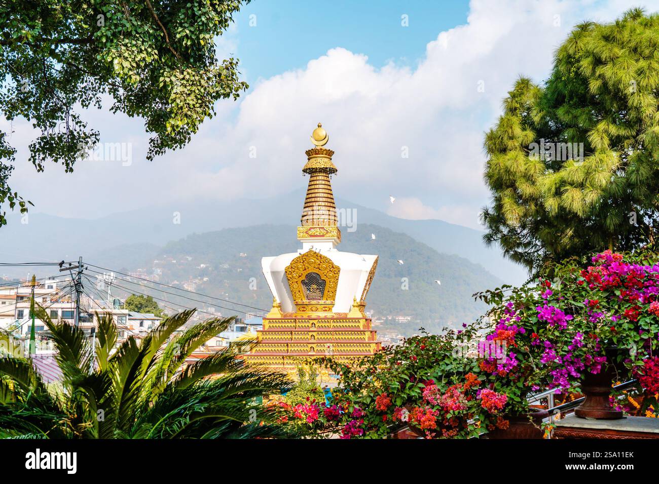 The oldest shrine complex in the Kathmandu Valley, Swayambhunath Temple ...